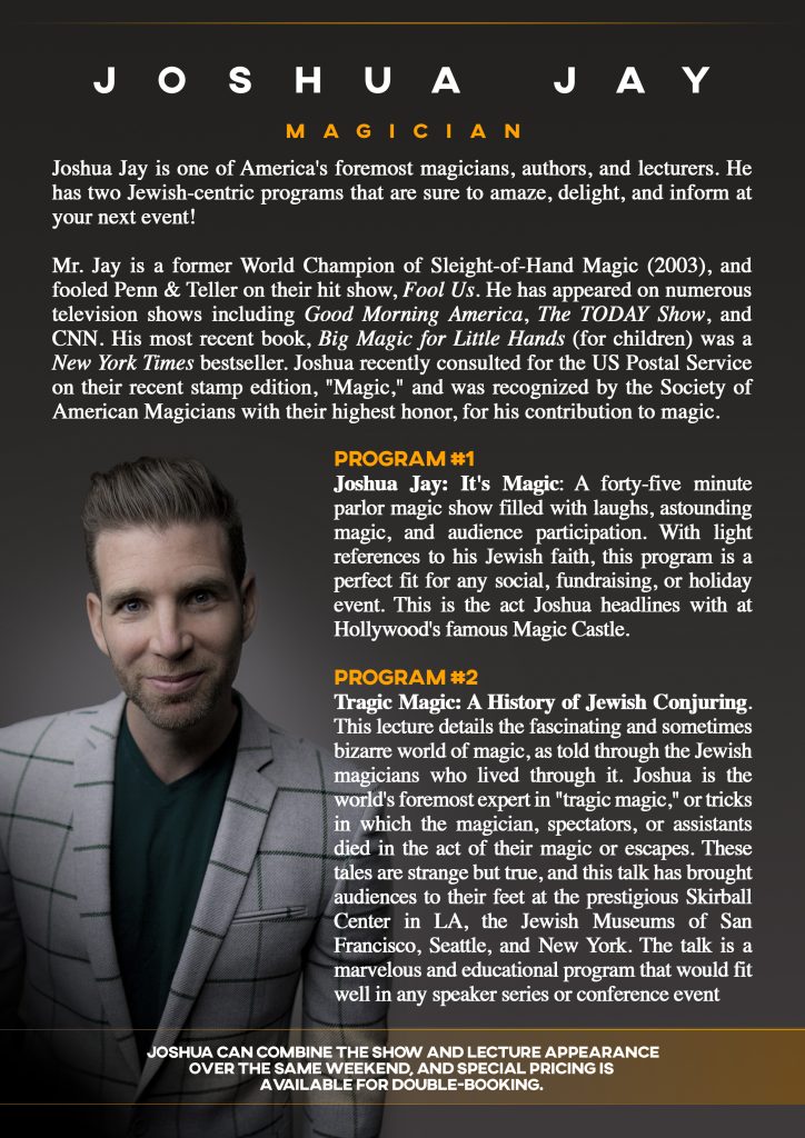 Joshua Jay – Kolot Management